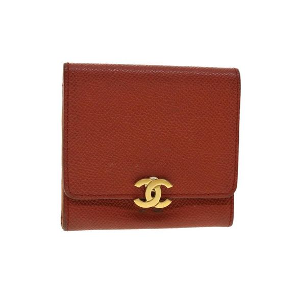 CHANEL | Bags | Chanel Compact And Elegant Leather Wallet | Poshmark